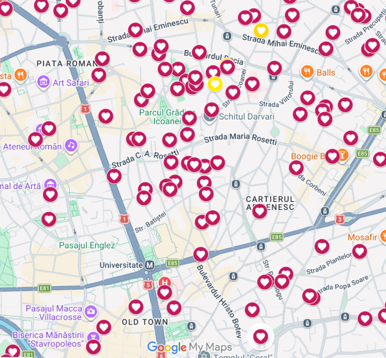 Magnolia Map of Bucharest – Where to find some of the most beautiful ...